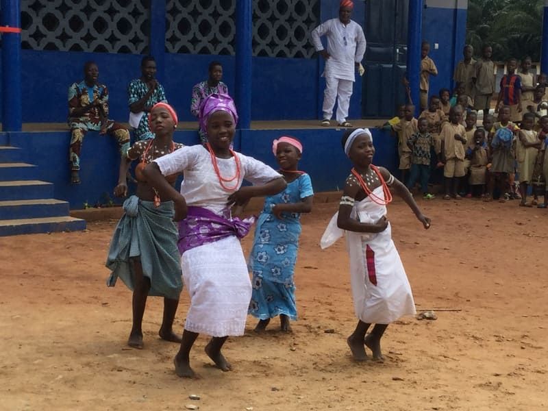 Ecole primaire à Sado dans la commune de AVRANKOU au Bénin